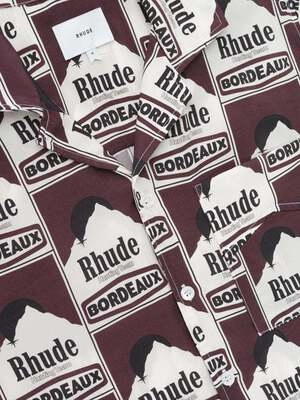 Rhude Moonlight Bordeaux Shirt