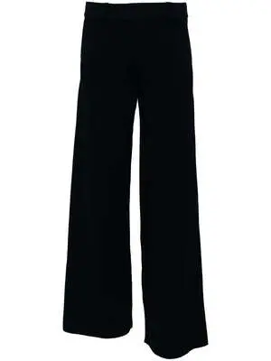 Staud Waistband Loop Casual Pants - Navy Blue