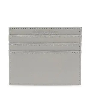 Emporio Armani Logo-lettering Leather Cardholder