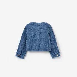 SELF-PORTRAIT Heart-pocket Fringed Jacket