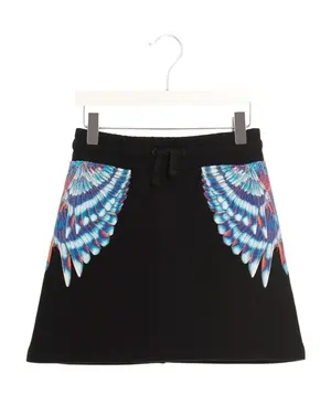 MARCELO BURLON COUNTY OF MILAN Wings Print Straight-leg Miniskirt