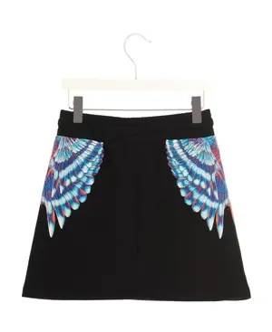 MARCELO BURLON COUNTY OF MILAN Wings Print Straight-leg Miniskirt