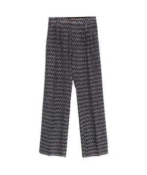 Missoni Bootcut Chevron Knit Trousers