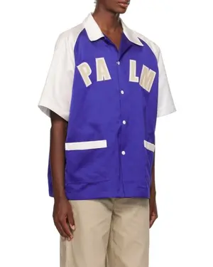 Palm Angels Palm Baseball Bowling Shirt