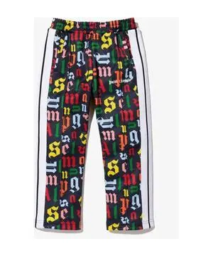 Palm Angels Monogram-print Track Pants - Black