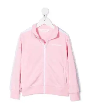 Palm Angels Logo-print Zip-up Track Jacket - Pink