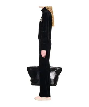 Off-White Velvet Cargo Track Pants