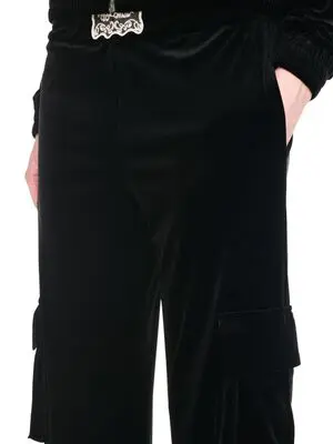Off-White Velvet Cargo Track Pants