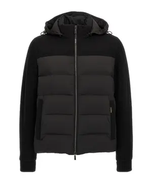 MOORER Jesse-stp Bomber Jacket - Black