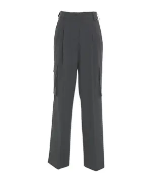 Herno High-waisted Cargo Tailored Trousers
