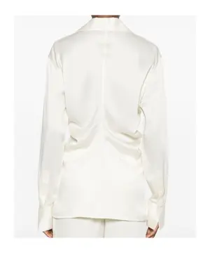 TOTEME Slouch-waist Satin Shirt