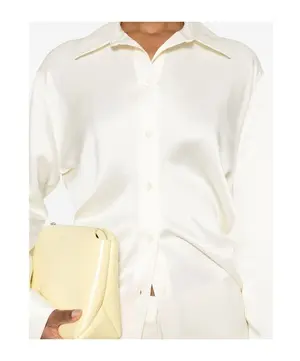 TOTEME Slouch-waist Satin Shirt