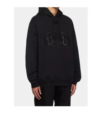 VTMNTS College Hoodie With Logo Detail