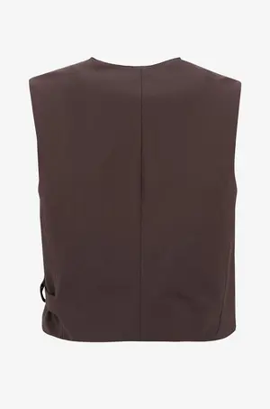 Brunello Cucinelli V-neck Cropped Vest