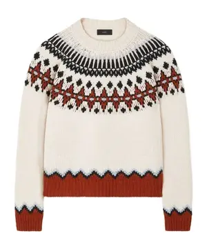 Alanui Sweet Winter Sweater - Brick-multicolor