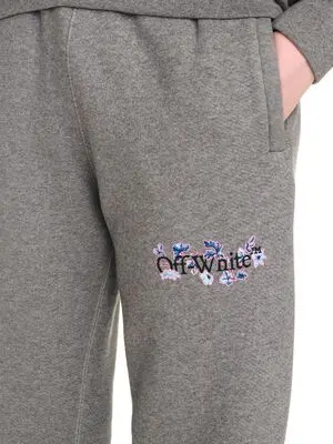 Off-White Logo Printed Mid-rise Pants