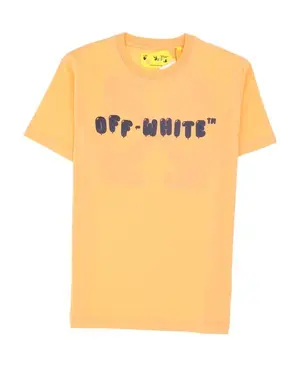 Off-White Logo-print T-shirt - Yellow