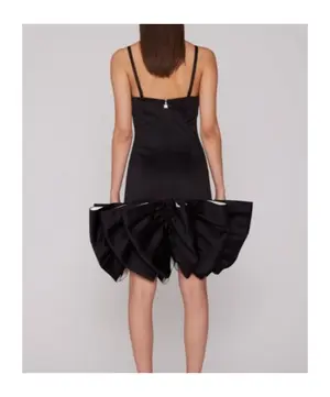 ROTATE BY BIRGER CHRISTENSEN Flared Sleeveless Mini Dress
