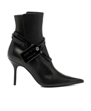 Off-White Zip Tie Stiletto Boots