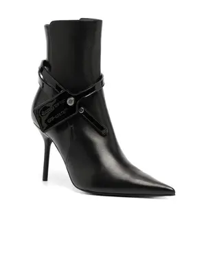Off-White Zip Tie Stiletto Boots