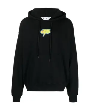 Off-White Thunder Print Skate Hoodie