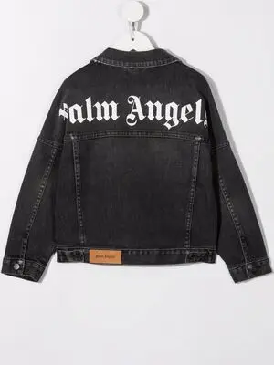 Palm Angels Logo-print Denim Jacket