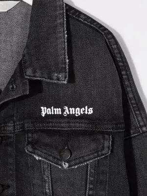Palm Angels Logo-print Denim Jacket