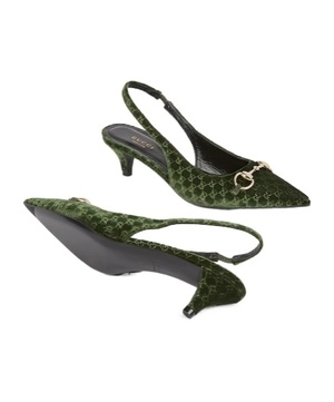 Gucci Slingback Pumps With Horsebit Detail