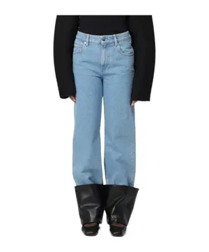 Nanushka Turn-up Detailed Straight-leg Jeans
