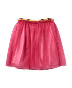 Off-White Emblem Gauze Skirt - Red