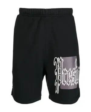 Heron Preston Logo Shorts - Black