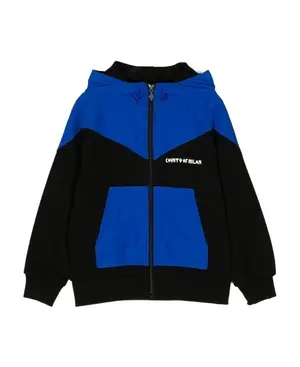 MARCELO BURLON COUNTY OF MILAN Pixel Logo Zip-up Hoodie