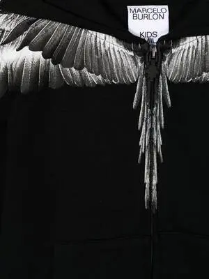 MARCELO BURLON COUNTY OF MILAN Icon Wings Zip-up Hoodie