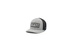 Columbia Pfg Hooks Mesh Ball Cap Traditional Hats Cool Grey Heather - Gray