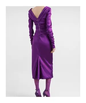 Dolce & Gabbana Draped Midi Dress