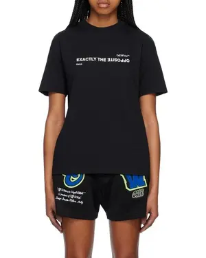 Off-White T Shirt Logo Printed Crewneck T-shirt