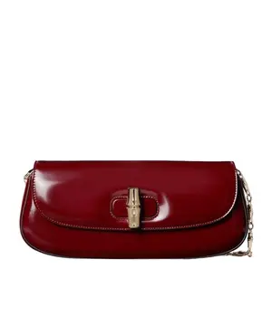 Gucci Bamboo Night Small Clutch - Red