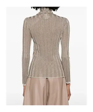 Fabiana Filippi Lurex Turtleneck Sweater