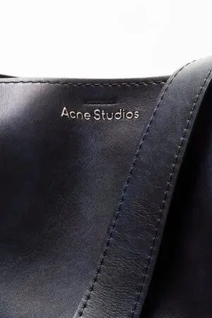 Acne Studios Knot-detail Leather Shoulder Bag