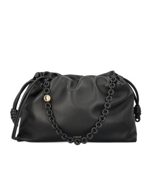 Loewe Flamenco Drawstring Purse Bag - Black