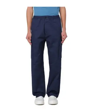 Marni Straight-leg Cotton Cargo Trousers - Ink