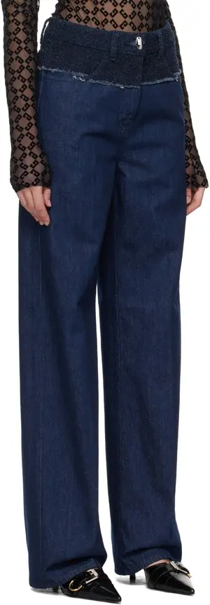 Givenchy Bucla Panelled Straight-leg Jeans