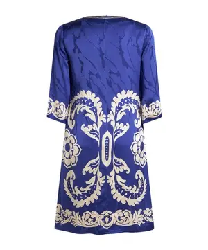 Etro Paisley Printed Crewneck Dress