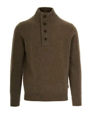 Barbour Logo-patch Sweater - Green