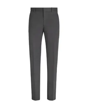 Zegna Straight-leg Tailored Trousers - Black