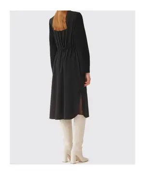 Fabiana Filippi Long-sleeved Midi Dress
