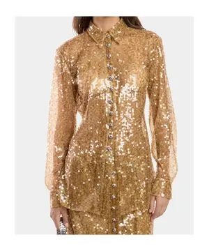 Rabanne Sequin-embroidered Shirt