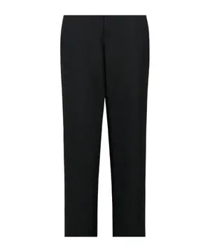 Staud Belt-loop Casual Pants - Black