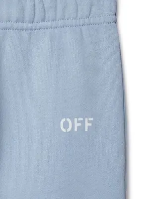 Off-White Off Stamp Cotton Tracksuit Bottom