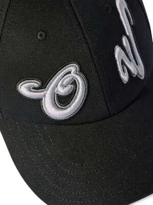 Off-White Embroidered Cotton Cap